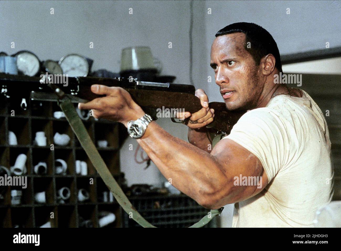 DWAYNE 'THE ROCK' JOHNSON, WELCOME TO THE JUNGLE, 2003 Stock Photo - Alamy