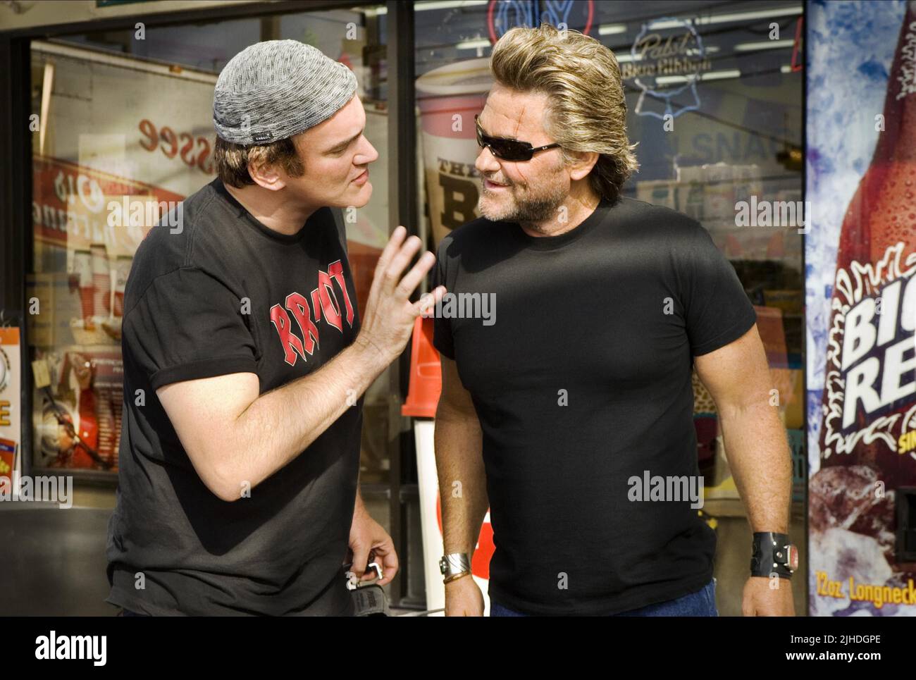 QUENTIN TARANTINO, KURT RUSSELL, DEATH PROOF, 2007 Stock Photo - Alamy