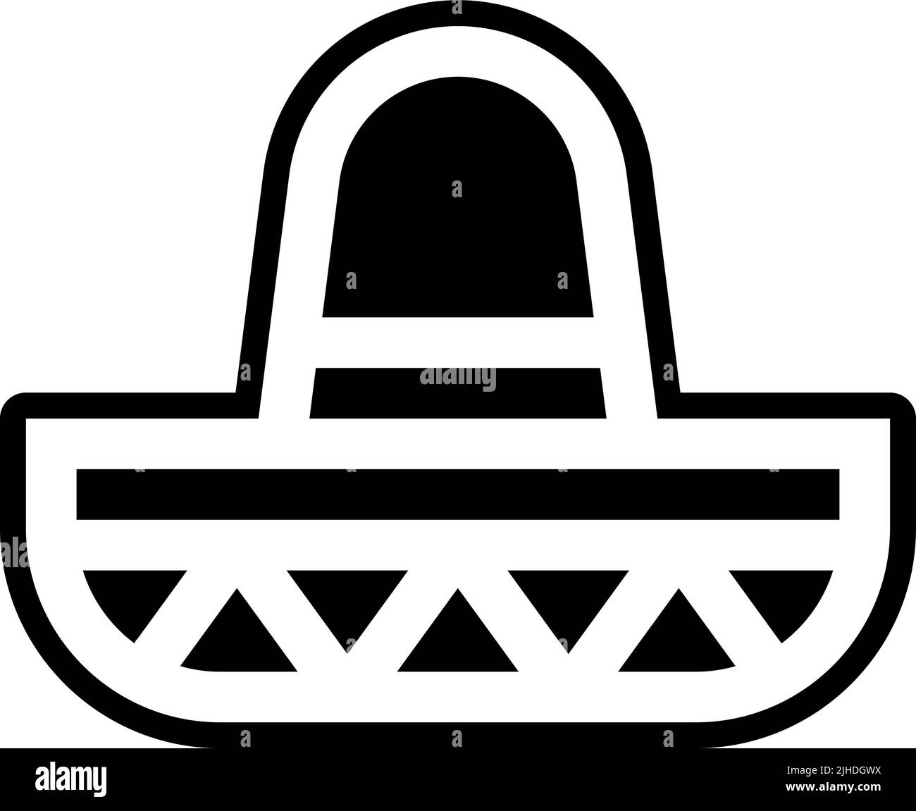 Cinco de mayo mexican hat Stock Vector Image & Art - Alamy