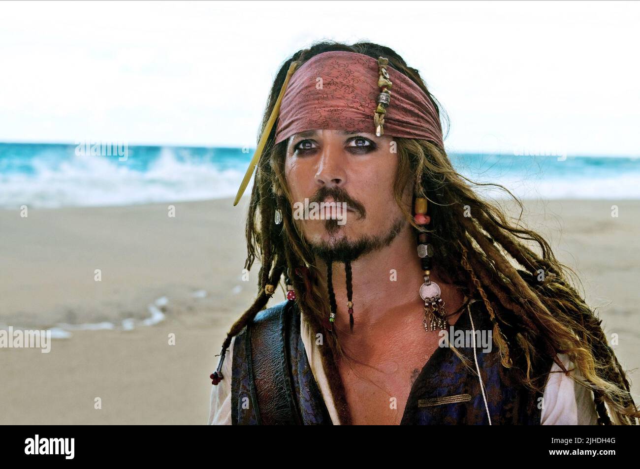 JOHNNY DEPP, PIRATES OF THE CARIBBEAN: ON STRANGER TIDES, 2011 Stock ...