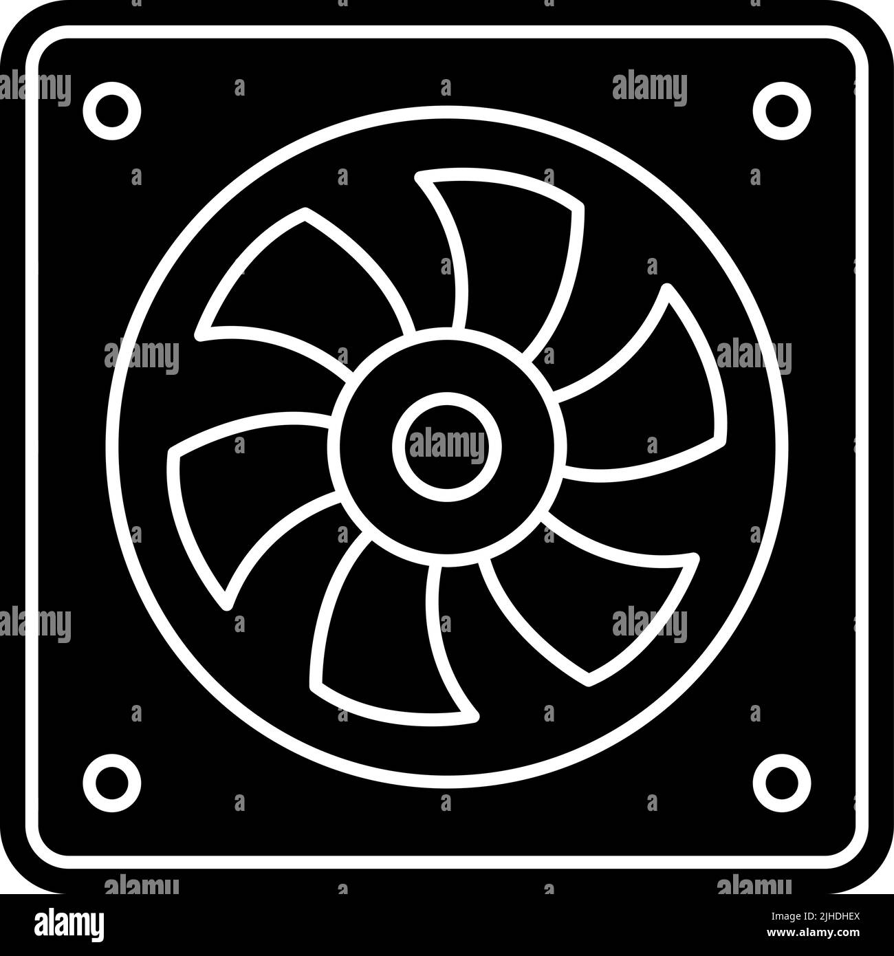 Computer fan Stock Vector Image & Art - Alamy