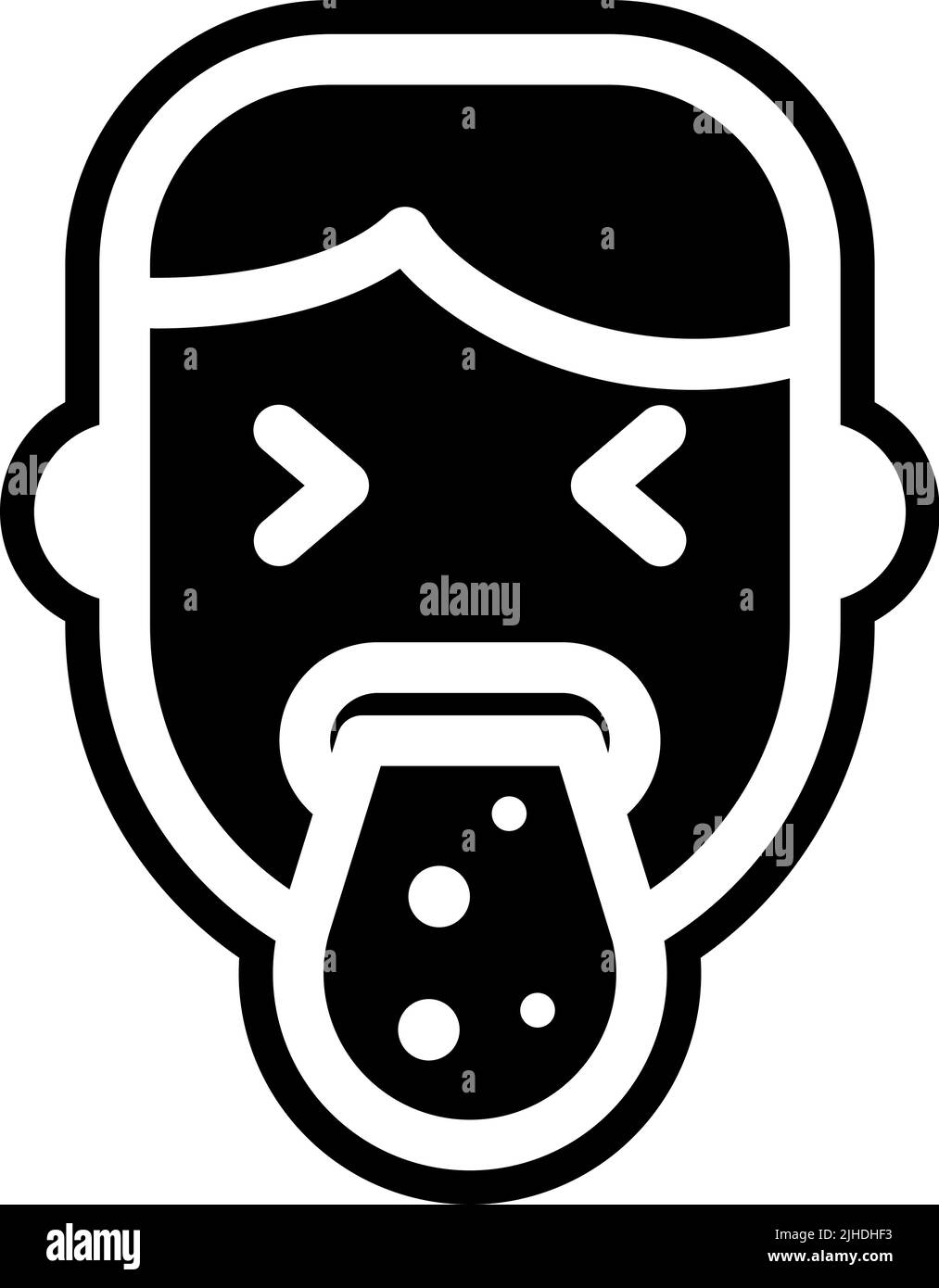 Allergies vomiting Stock Vector Image & Art - Alamy
