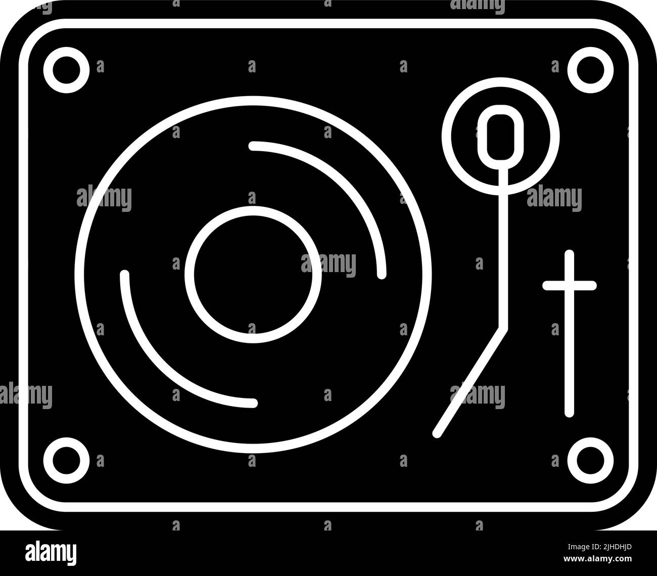 Computer turntable Stock Vector Image & Art - Alamy