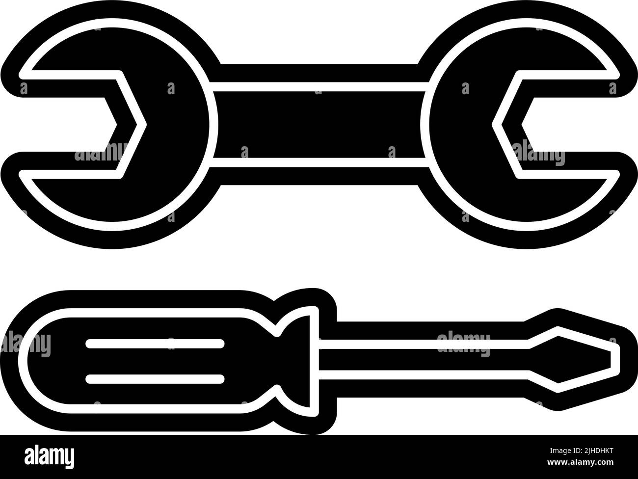 Computer wrench Stock Vector Image & Art - Alamy