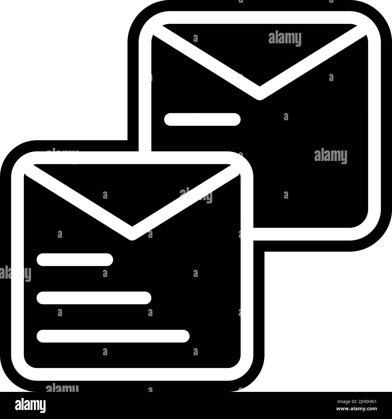 Contact message Stock Vector Image & Art - Alamy