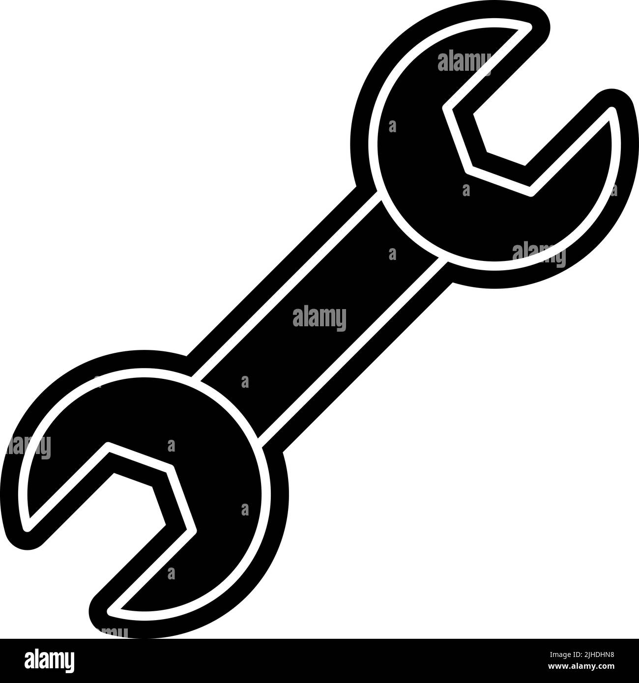 Computer wrench Stock Vector Image & Art - Alamy