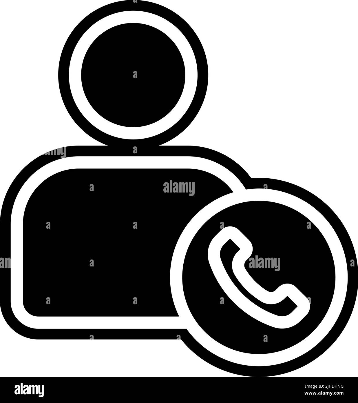 Person calling for help Cut Out Stock Images & Pictures - Alamy