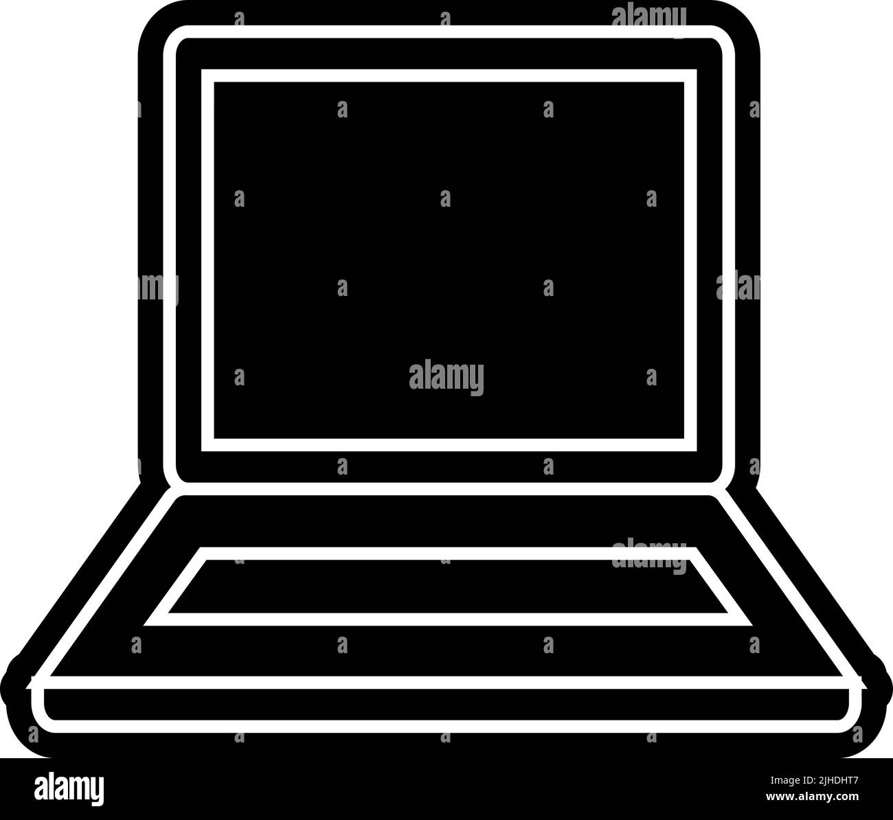 Computer laptop Stock Vector Image & Art - Alamy