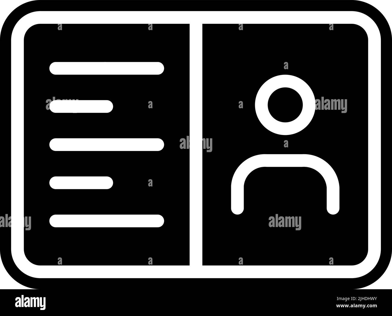 Contact card Stock Vector Image & Art - Alamy