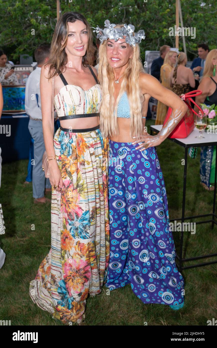 Sara Shala and Luciana Pampalone attend the Southampton Animal Shelter ...