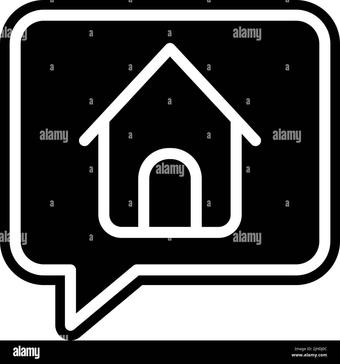 Contact home Stock Vector Image & Art - Alamy