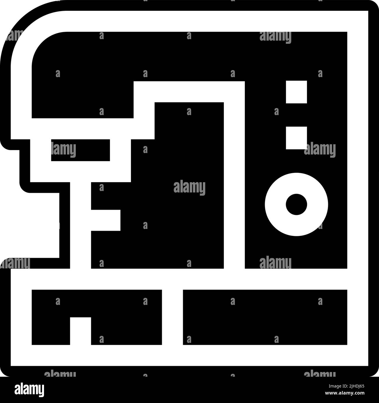 Diy and crafts sewing machine Stock Vector Image & Art - Alamy