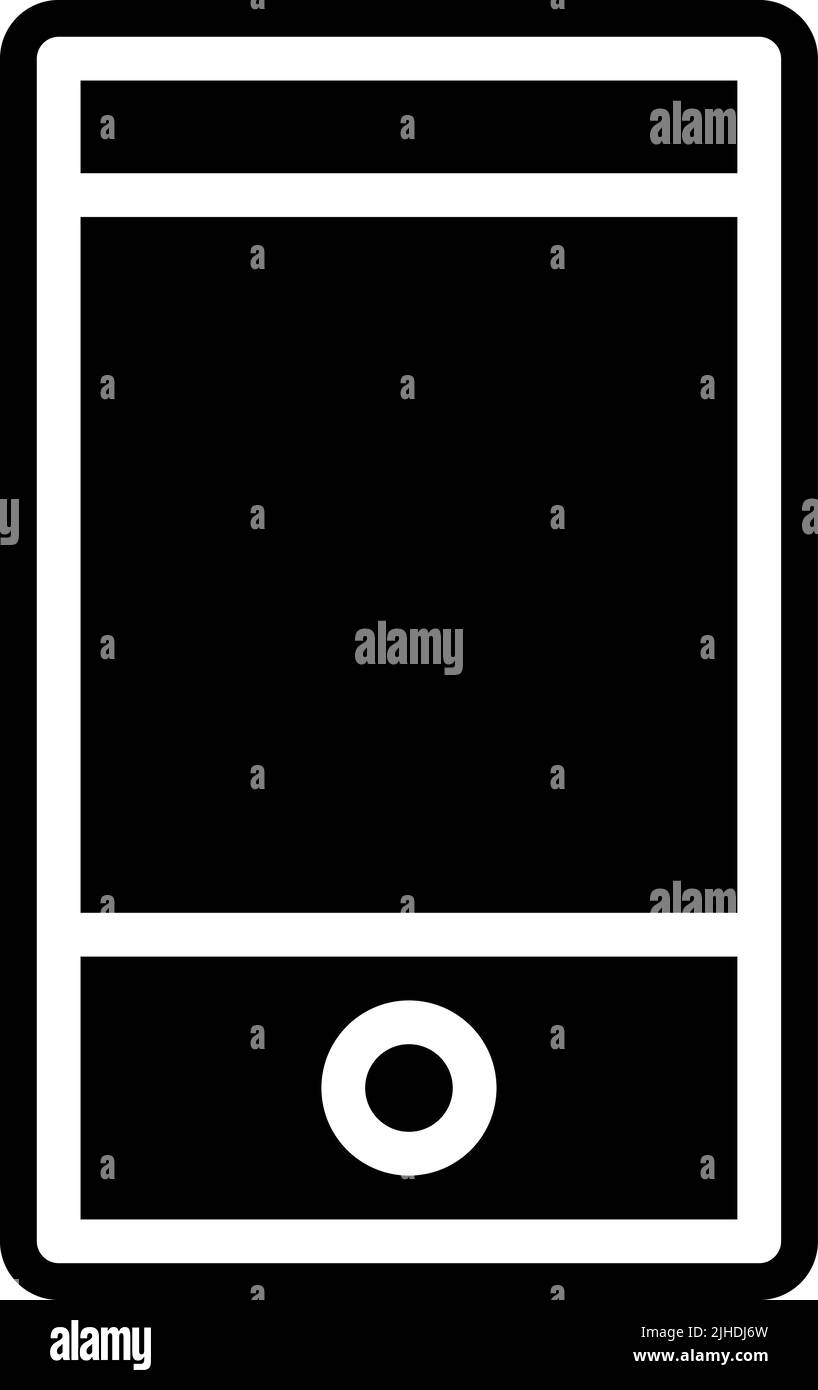 Rotate smartphone line icon Black and White Stock Photos & Images - Alamy