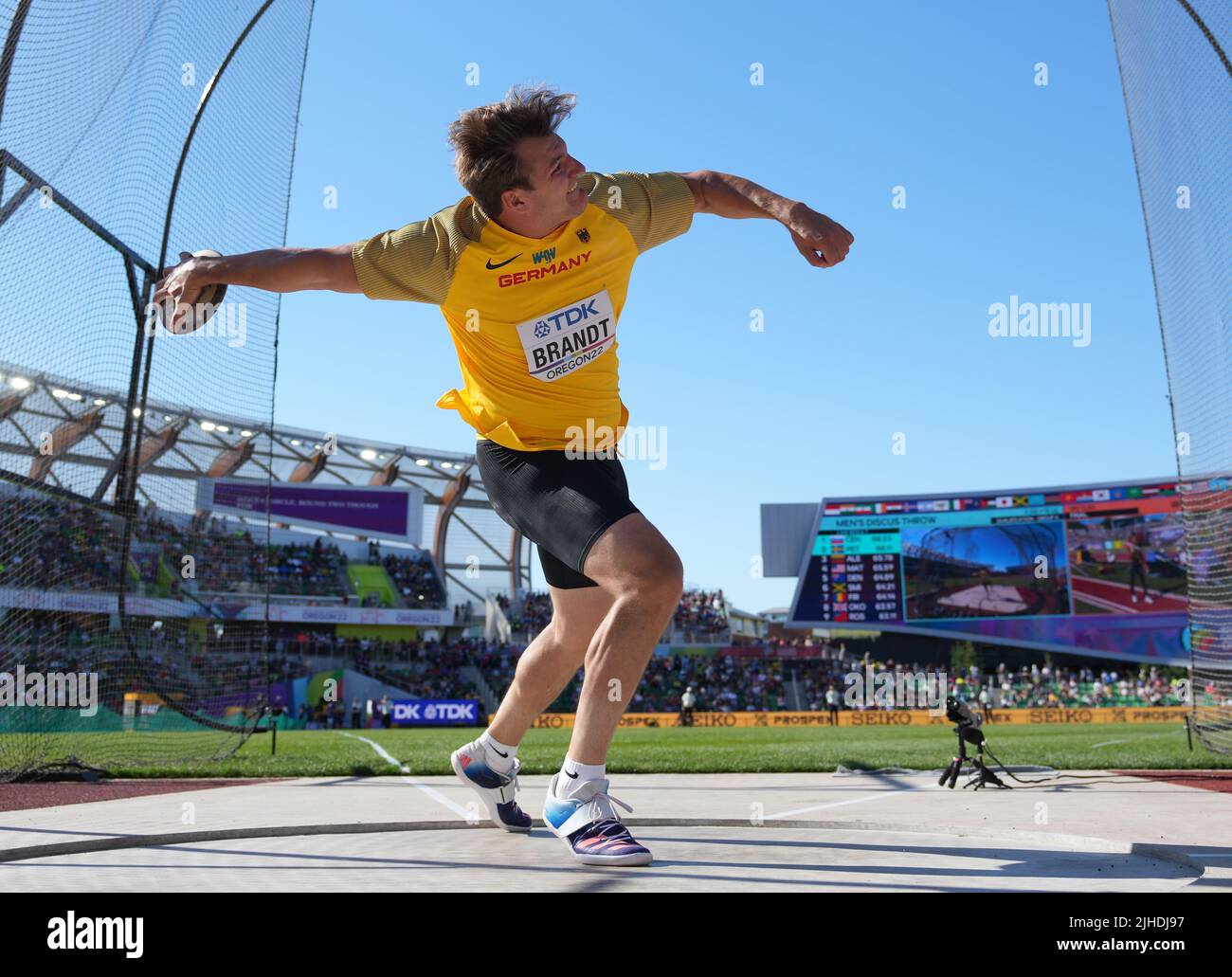 Eugene, USA. 17th July, 2022. Athletics; World Championship, Torben ...