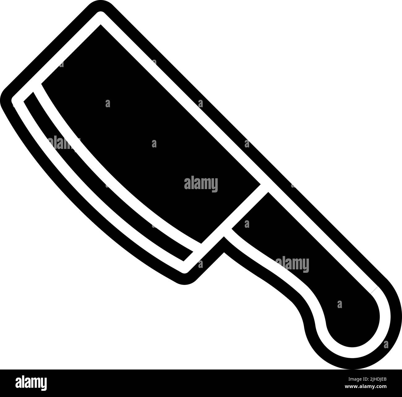 Butcher Cleaver Knife Stock Vector Image And Art Alamy