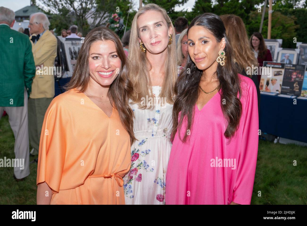 Olivia Reagan, Whitney Lee and Ali Mitchell attend the Southampton ...