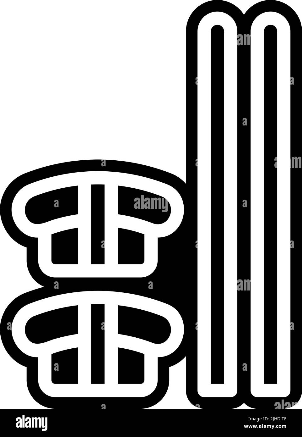 Vector cartoon sushi set Black and White Stock Photos & Images - Alamy