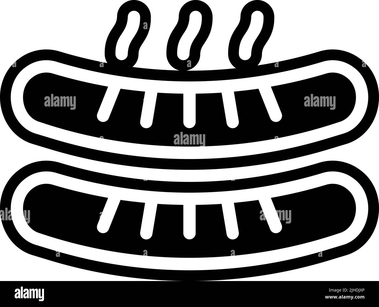 Fast food sausage Stock Vector Image & Art - Alamy