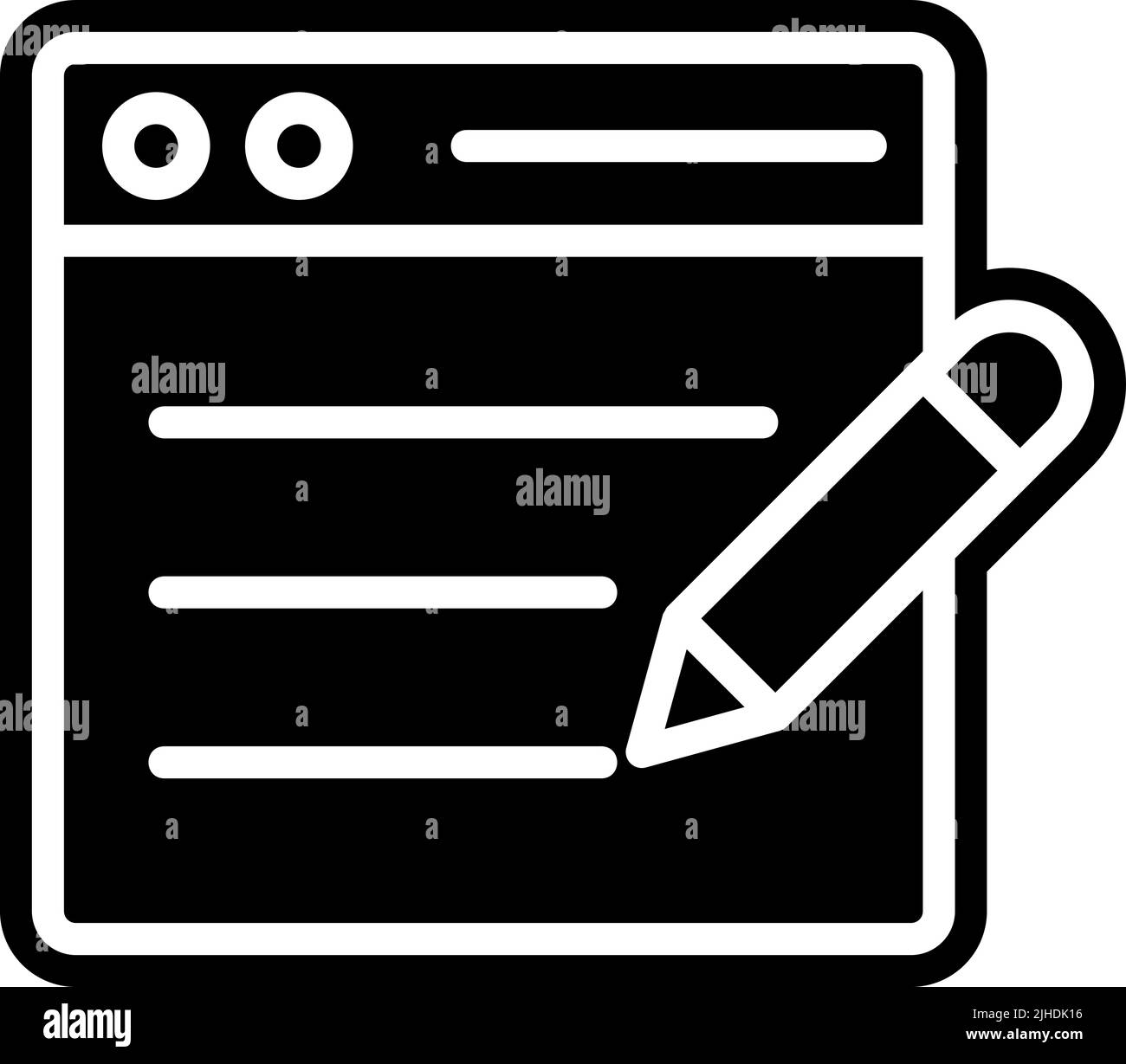 Web browser window mockup Black and White Stock Photos & Images - Alamy