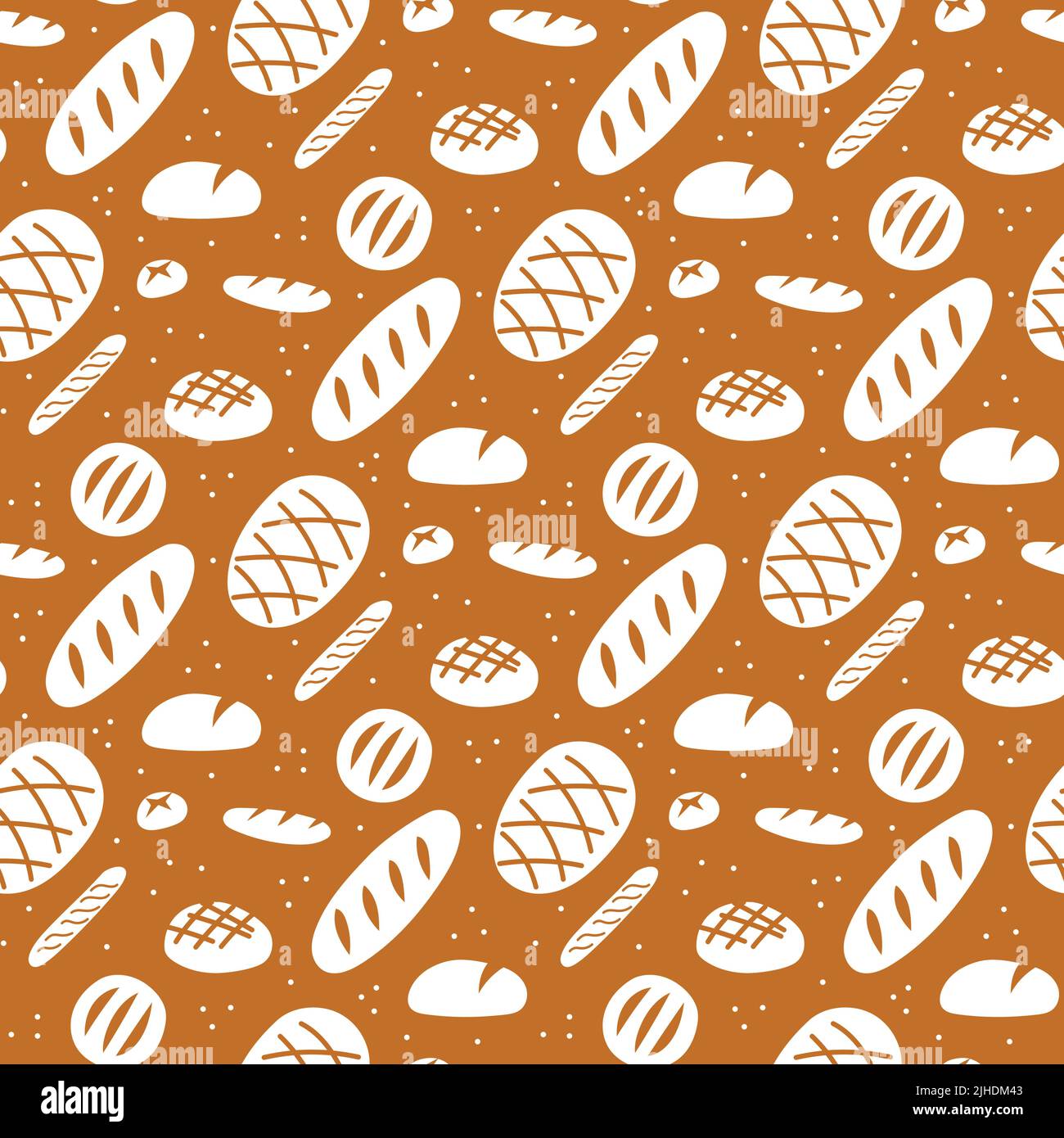 Bread pattern. Simple single color design Stock Vector Image & Art - Alamy