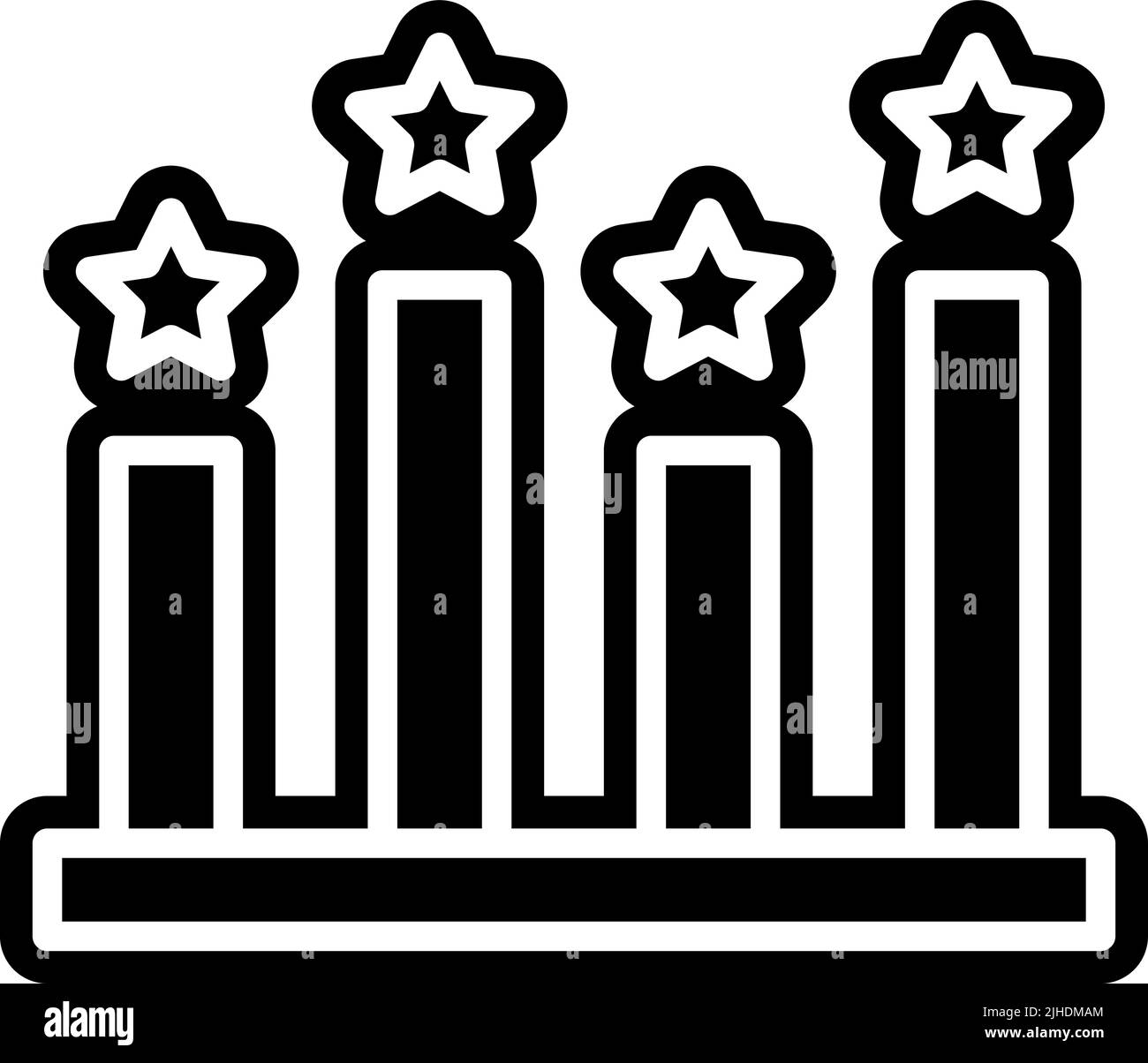 Customer reviews bar chart Stock Vector Image & Art - Alamy