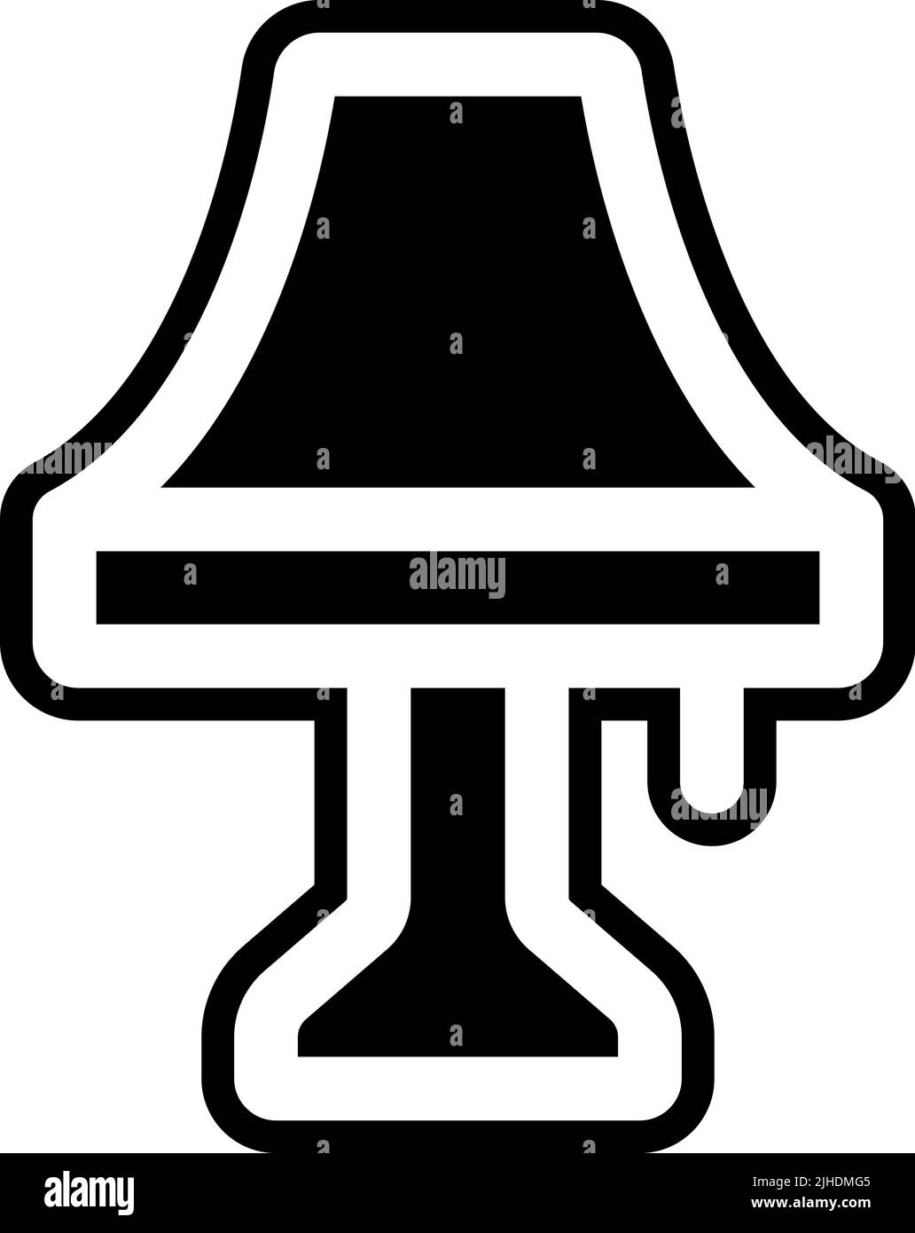 White floor lamp lampshade Stock Vector Images - Alamy