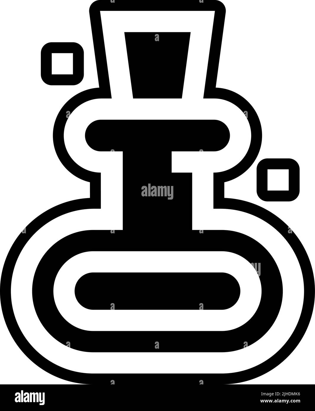 Magic elixir witchcraft icon Black and White Stock Photos & Images - Alamy