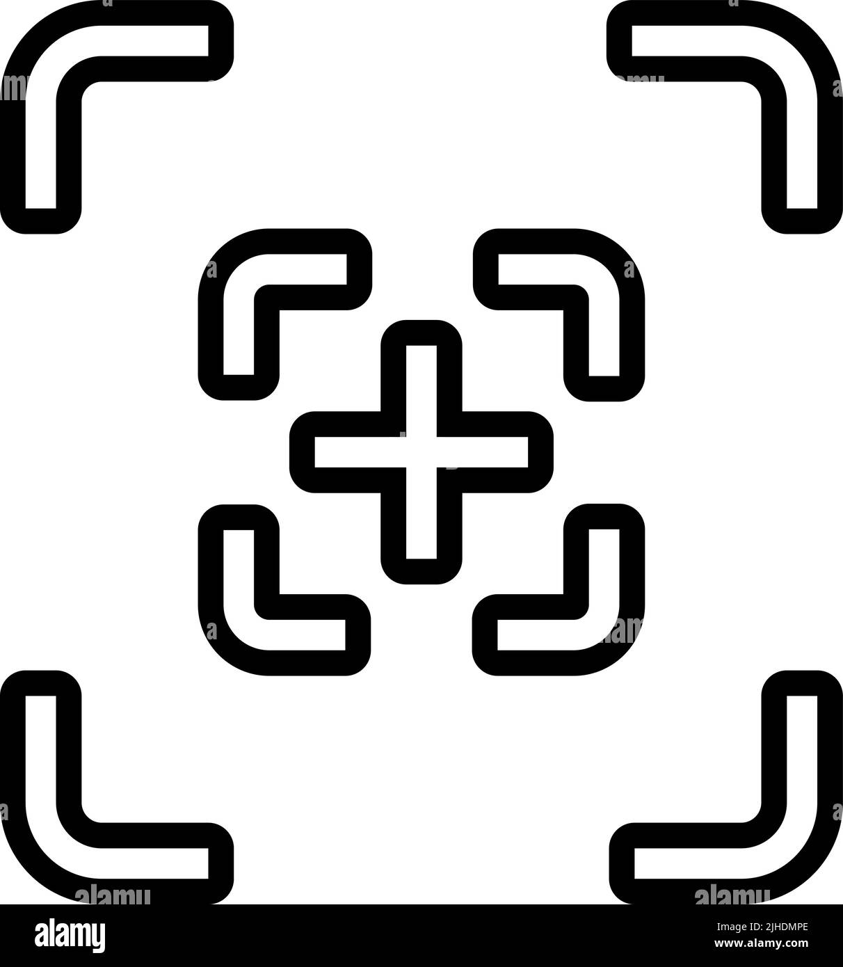 Photo editing line art Cut Out Stock Images & Pictures - Alamy