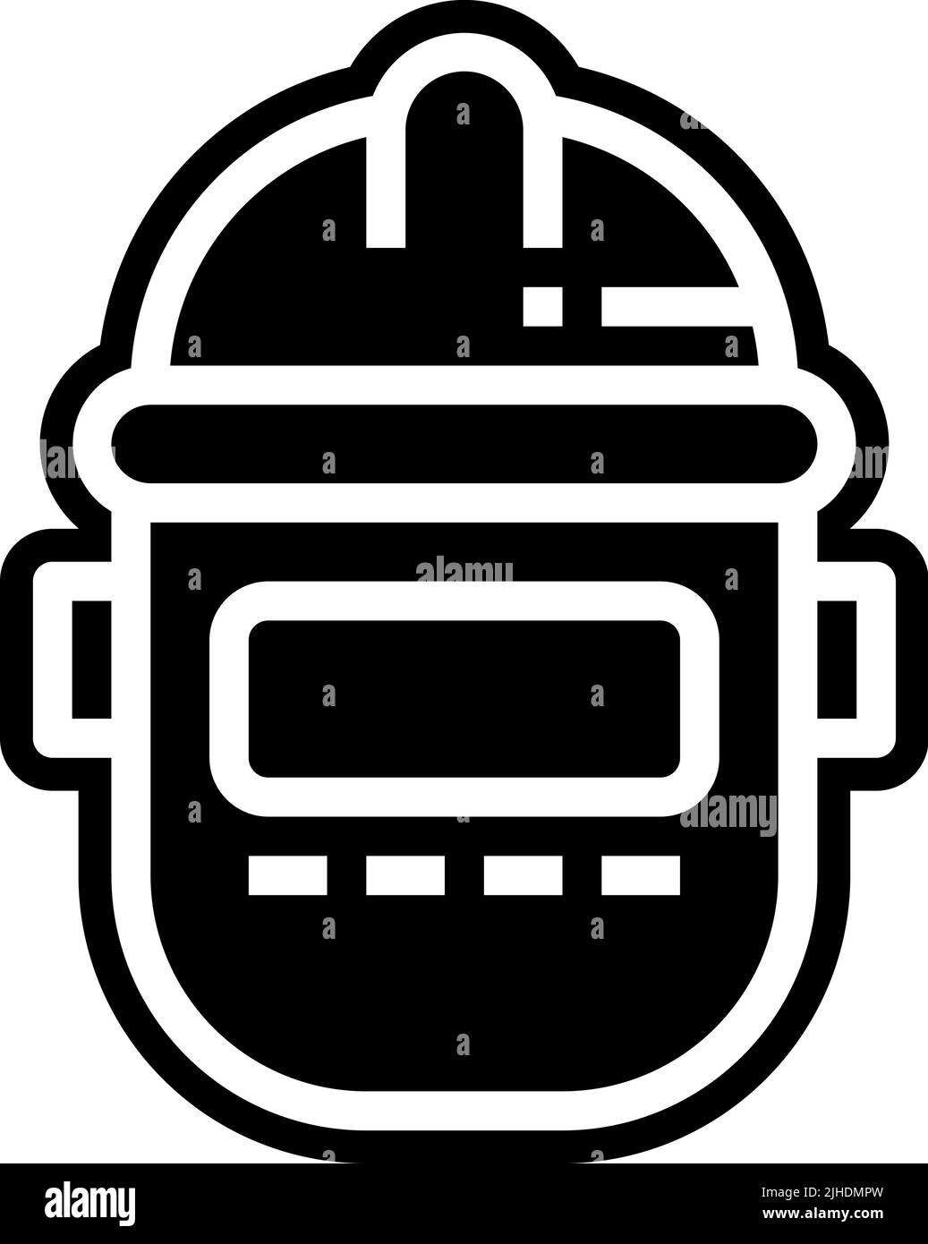 Illustration welder welding torch Black and White Stock Photos & Images ...