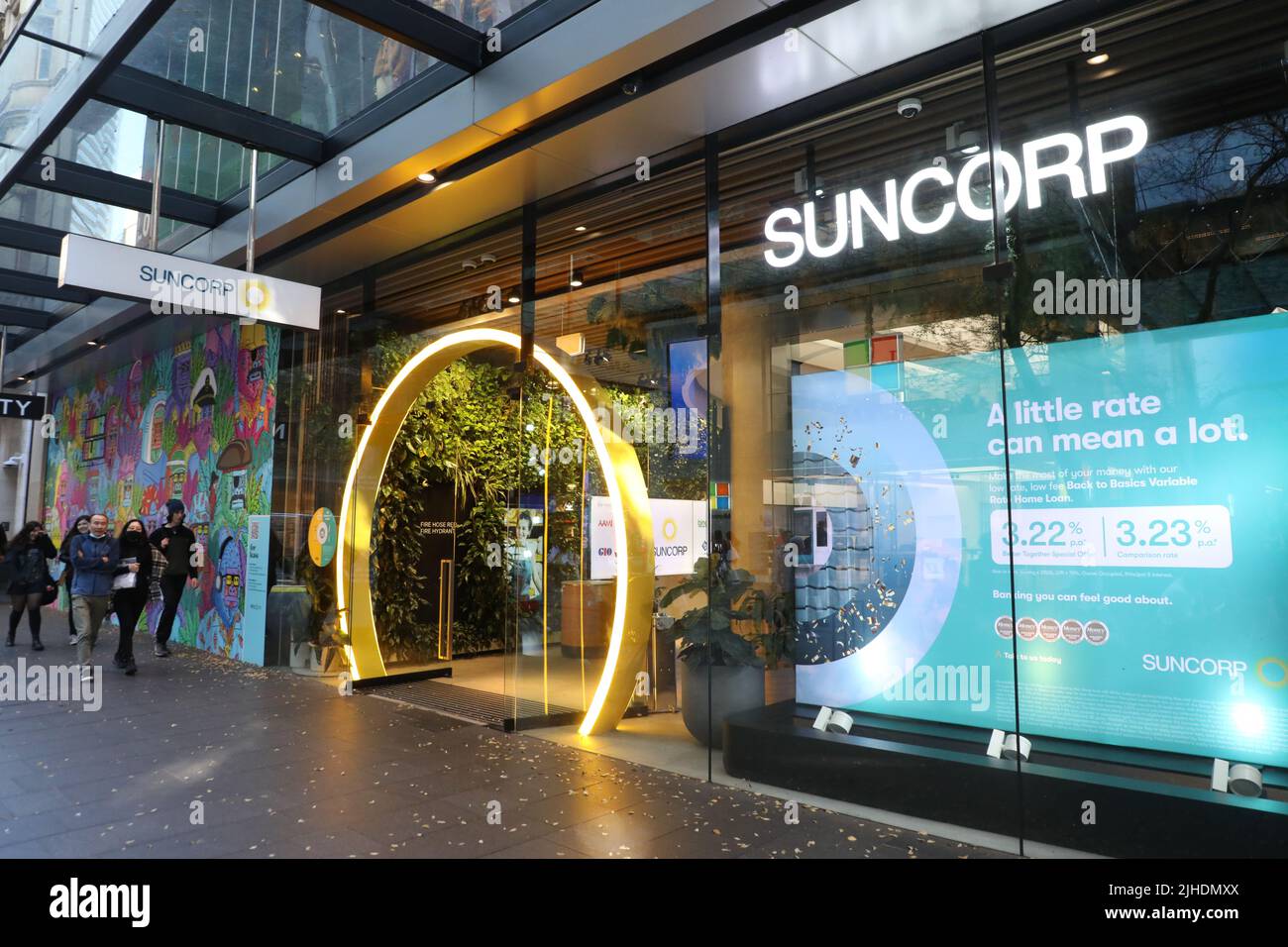 Sydney, Australia. 18th July 2022. ANZ Bank has agreed to buy Suncorp's banking arm for almost ...