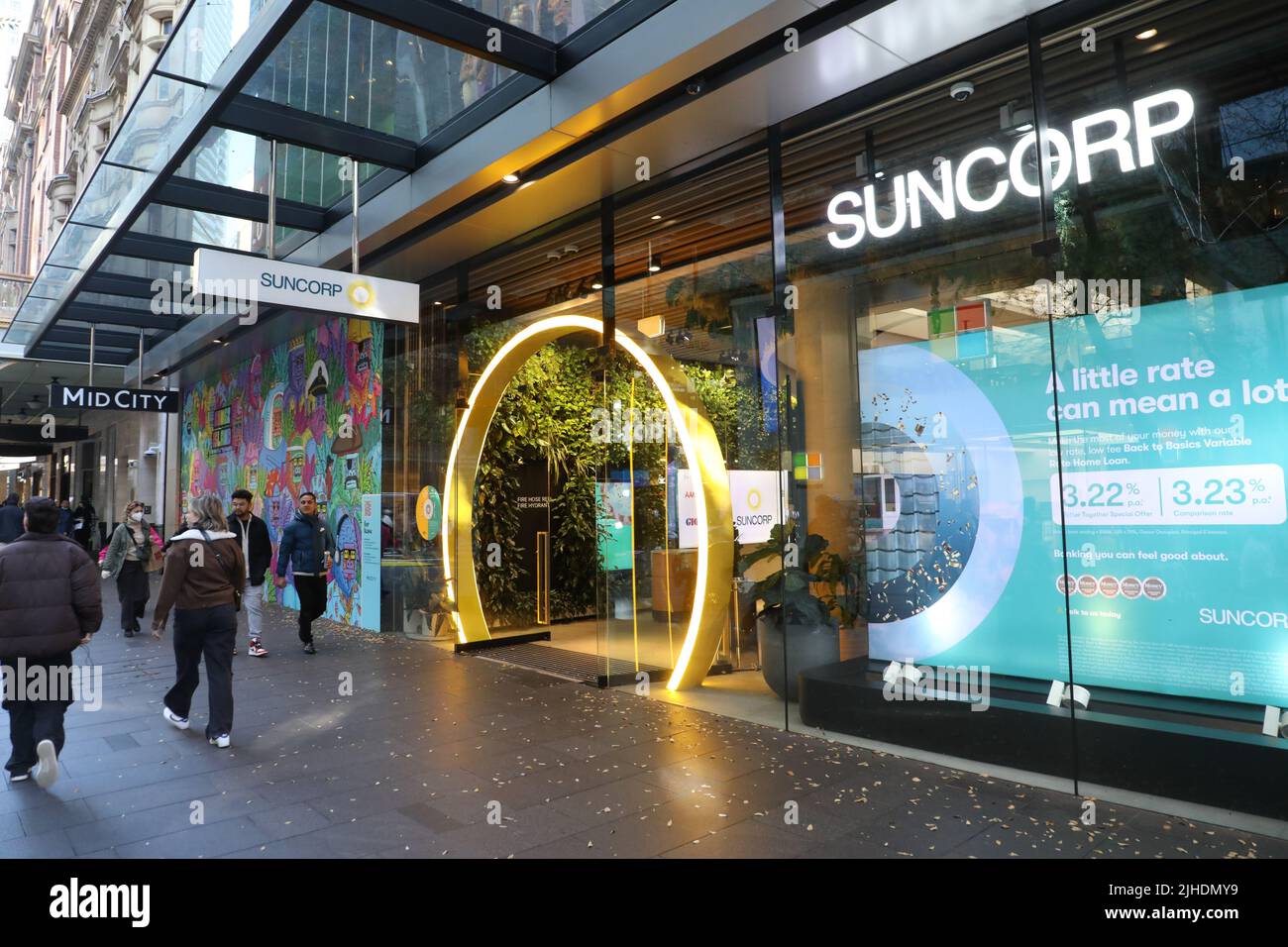 Sydney, Australia. 18th July 2022. ANZ Bank has agreed to buy Suncorp's banking arm for almost ...