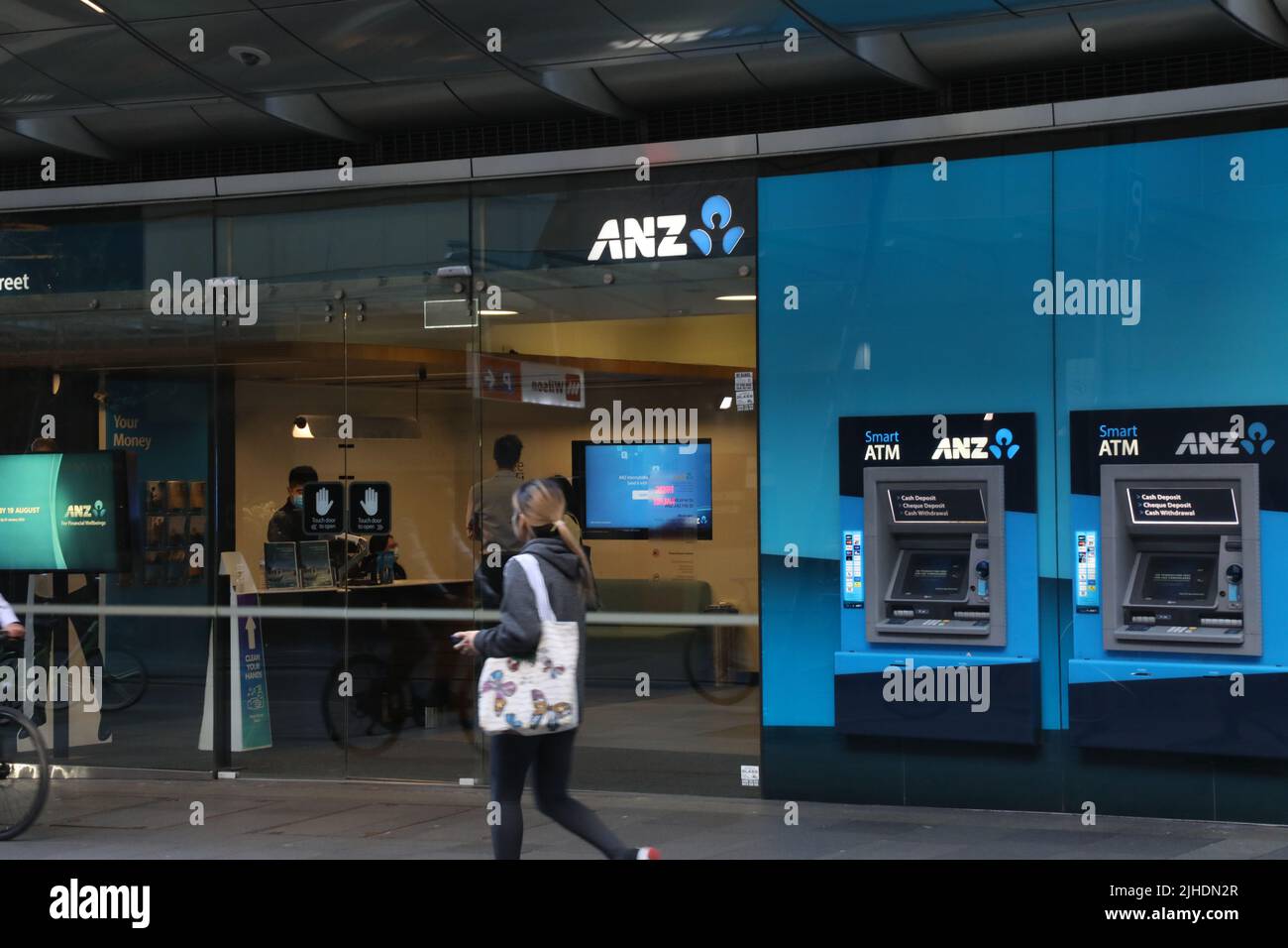 Sydney, Australia. 18th July 2022. ANZ Bank has agreed to buy Suncorp's banking arm for almost ...