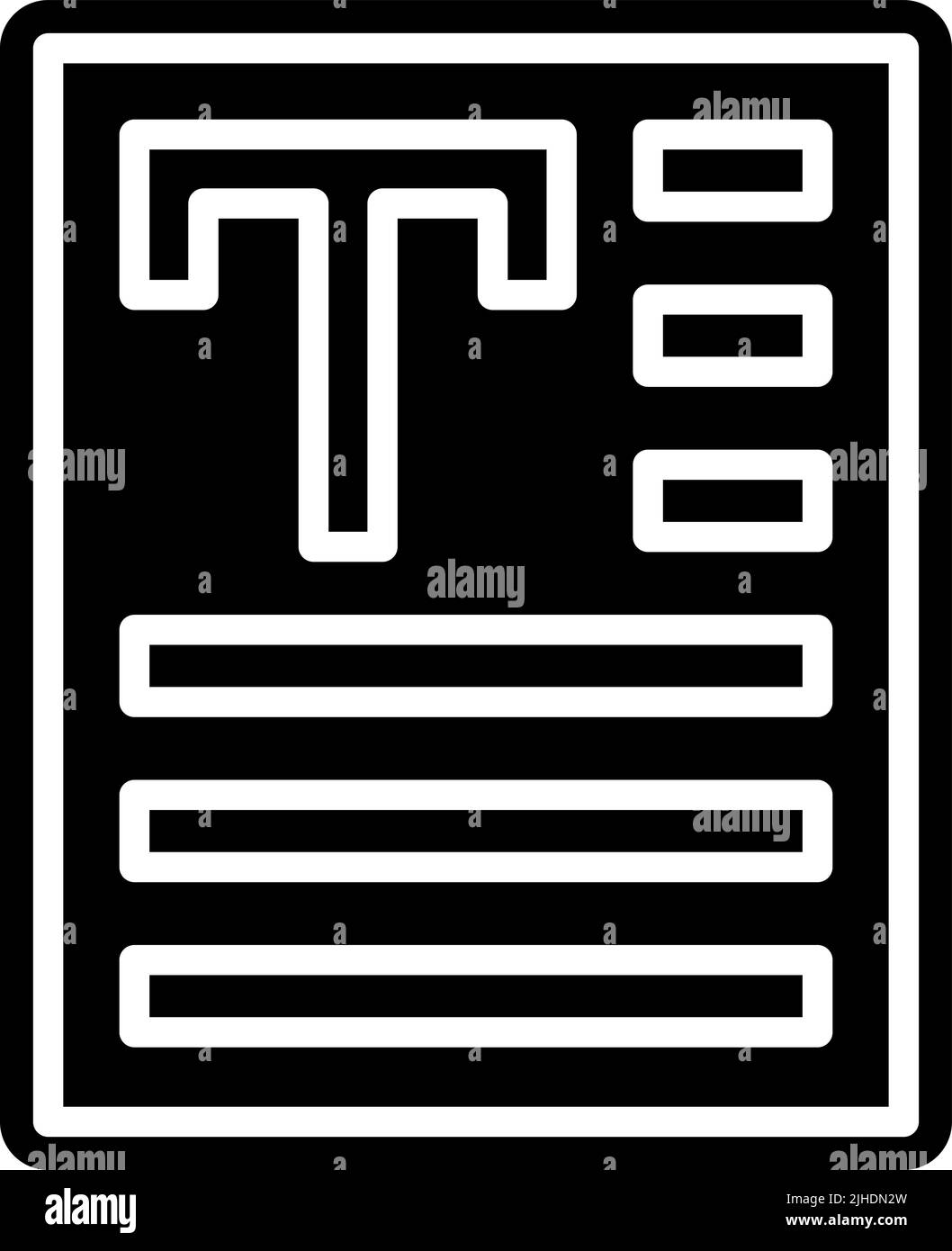 Printing text file Stock Vector Image & Art - Alamy