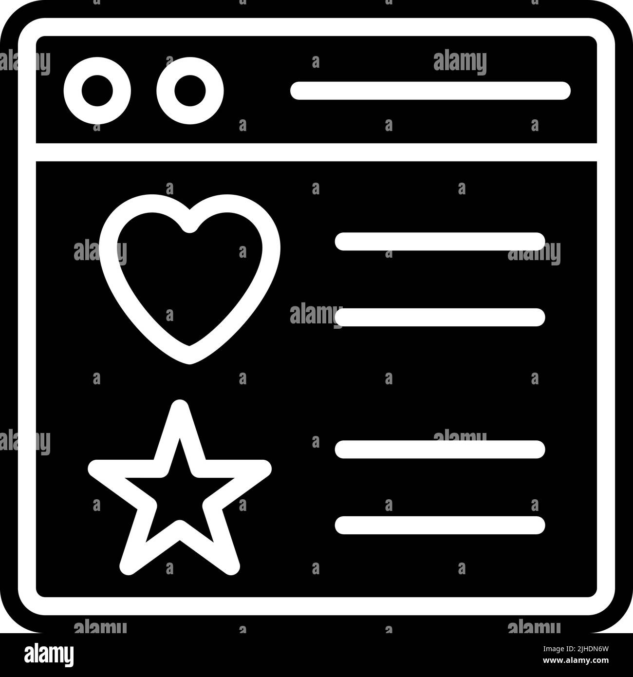 Web browser window mockup Black and White Stock Photos & Images - Alamy