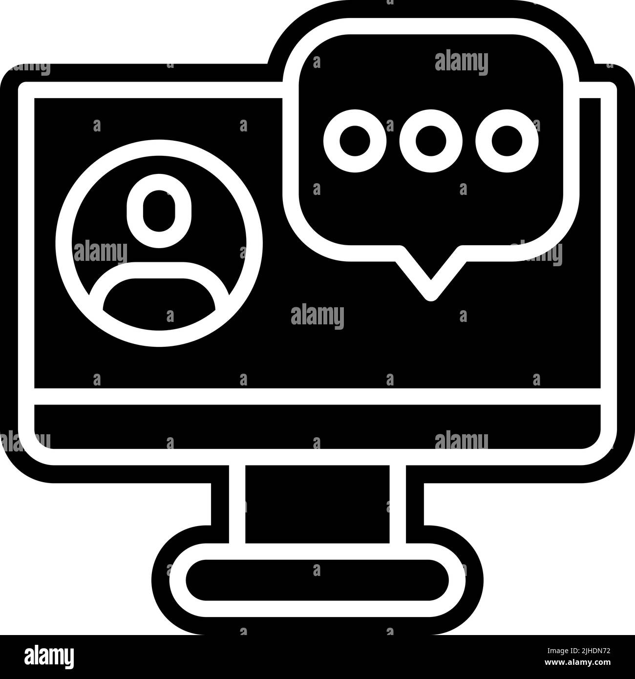 Online job interview Black and White Stock Photos & Images - Alamy