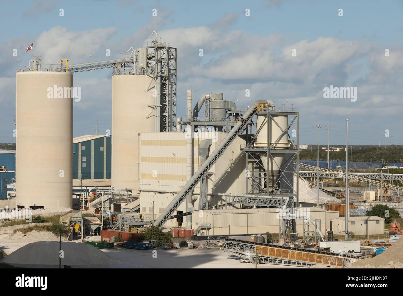 Sand destined to the manufacture of cement in a quarry Stock Photo - Alamy