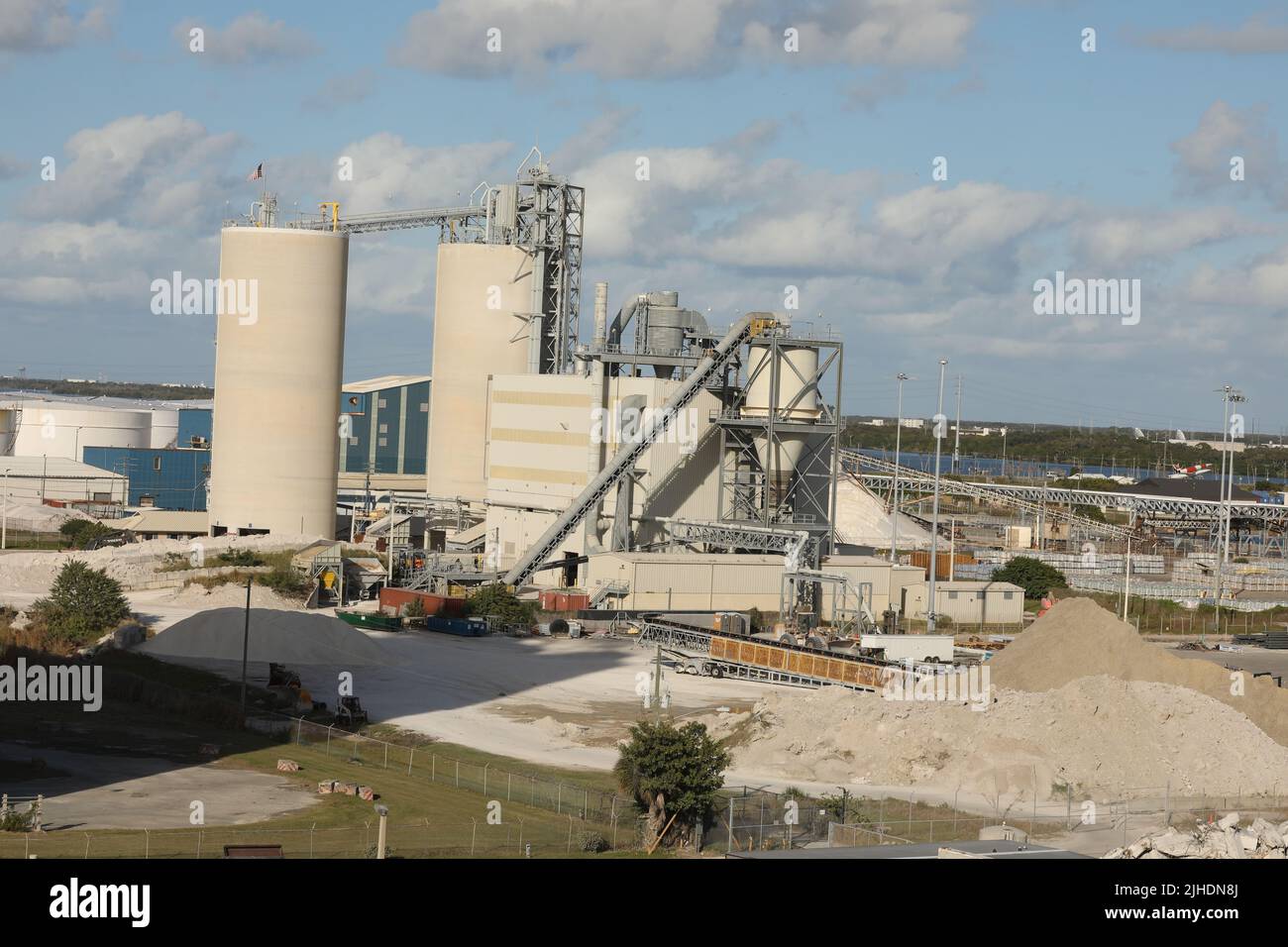 Sand destined to the manufacture of cement in a quarry Stock Photo - Alamy