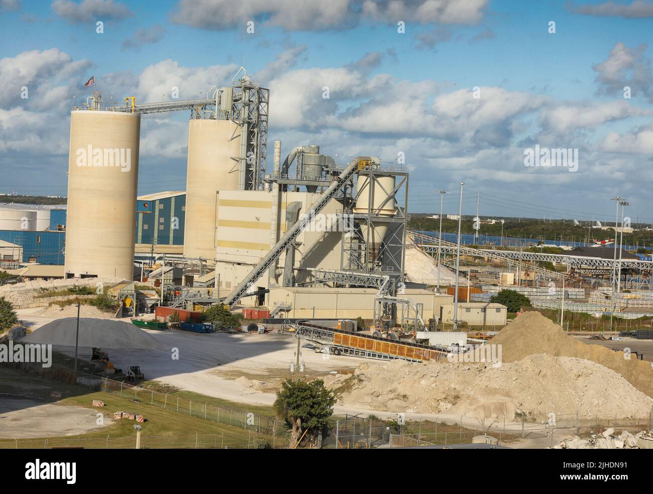 Sand destined to the manufacture of cement in a quarry Stock Photo - Alamy