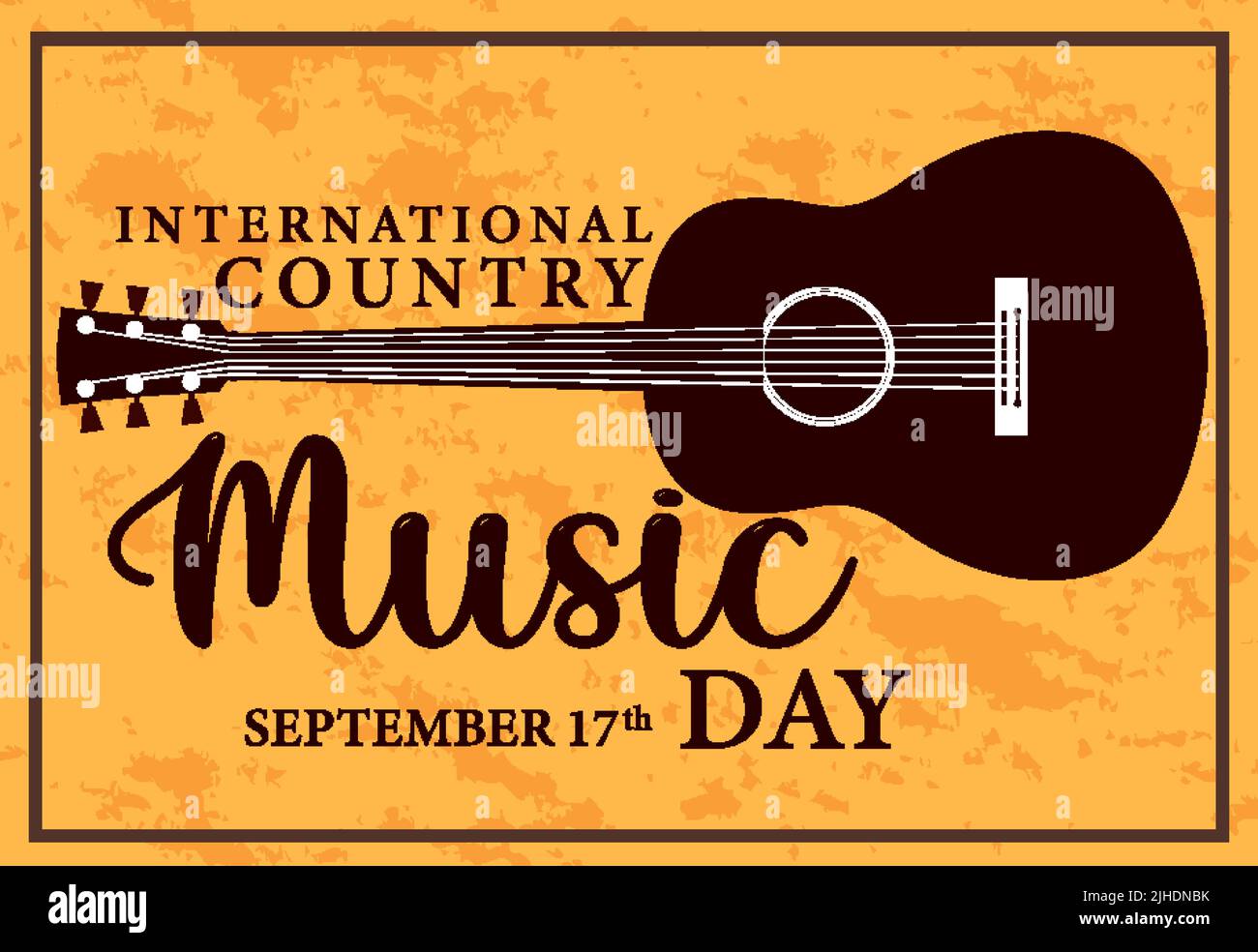 International Country Music Day illustration Stock Vector Image & Art ...