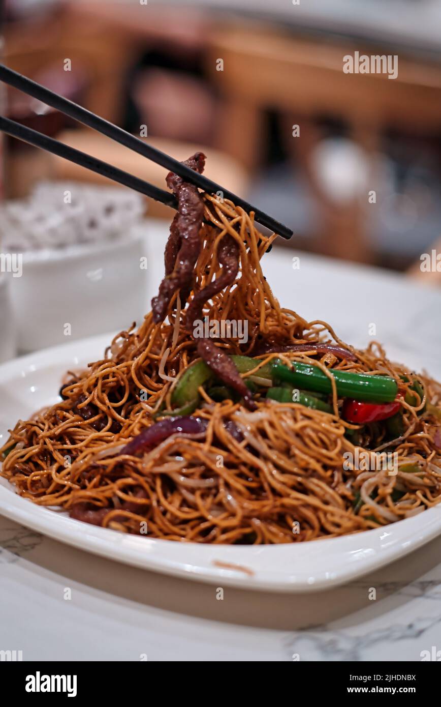 Chopsticks vertical hi-res stock photography and images - Alamy