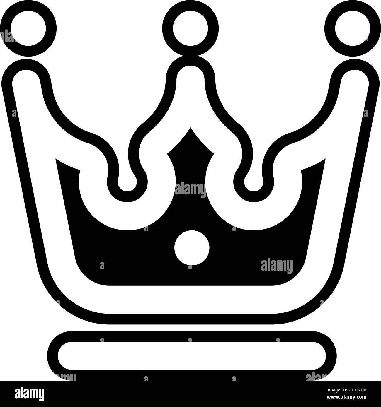 Reward and badges crown Stock Vector Image & Art - Alamy