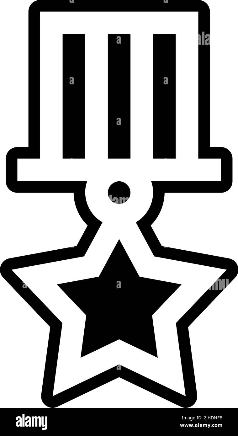 Medal honor silver star Black and White Stock Photos & Images - Alamy