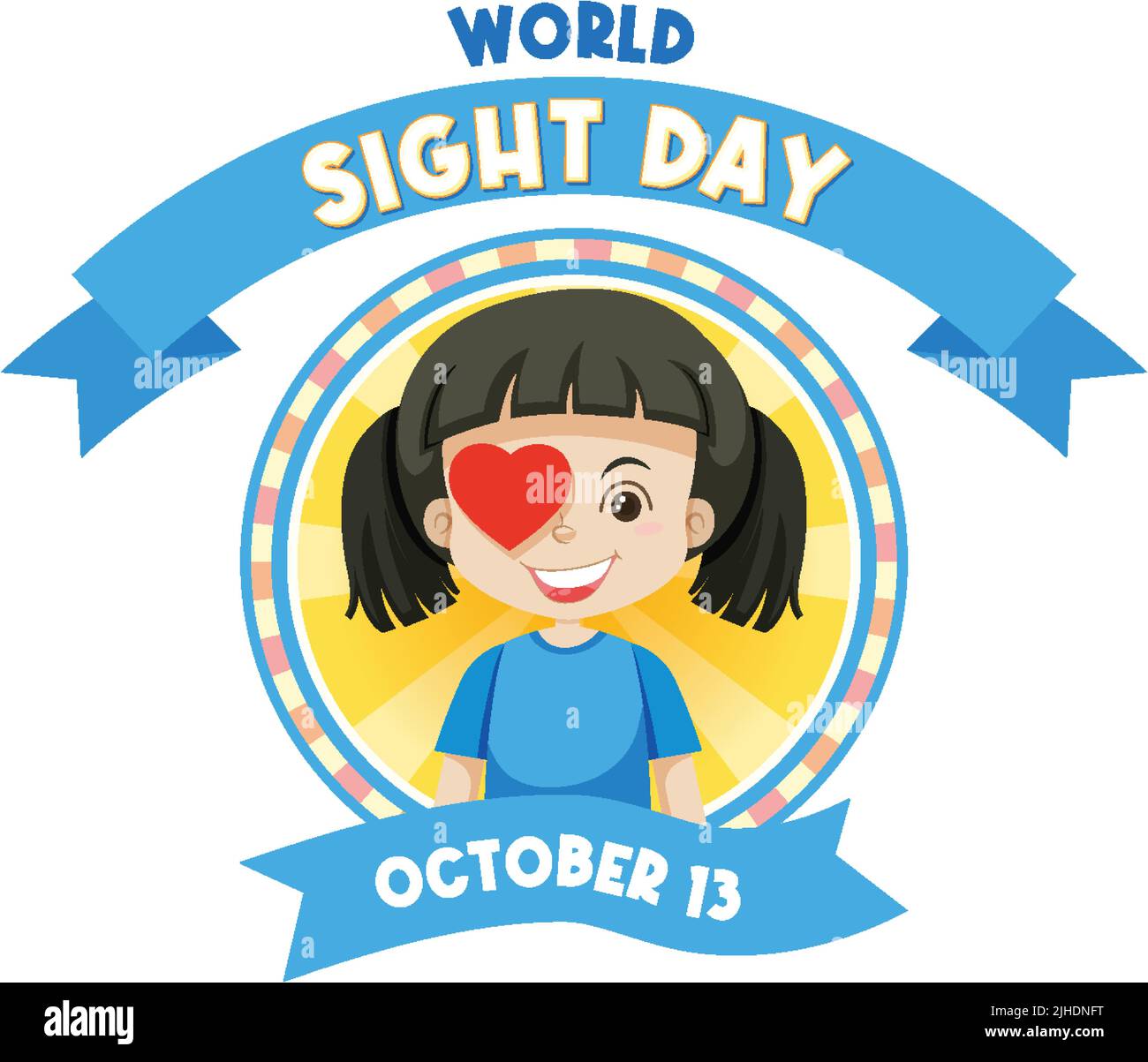 World Sight Day Poster Template illustration Stock Vector Image & Art ...