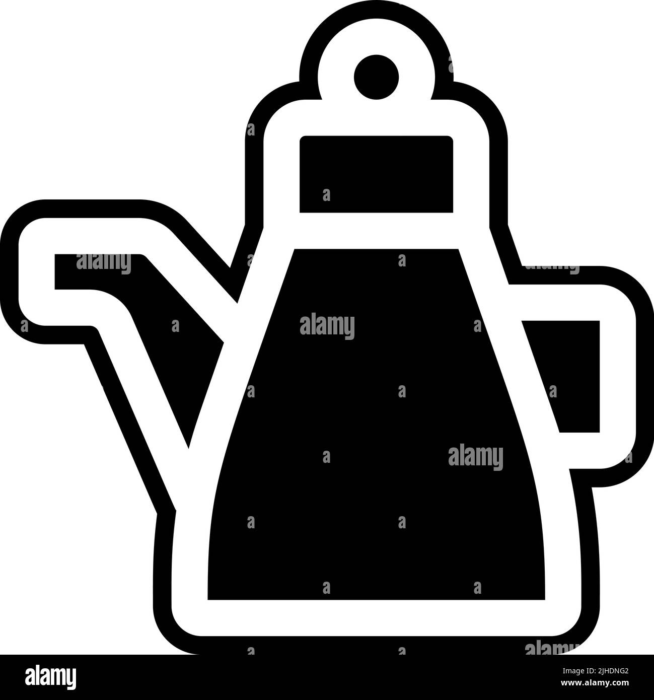 Teapot illustration Black and White Stock Photos & Images - Alamy