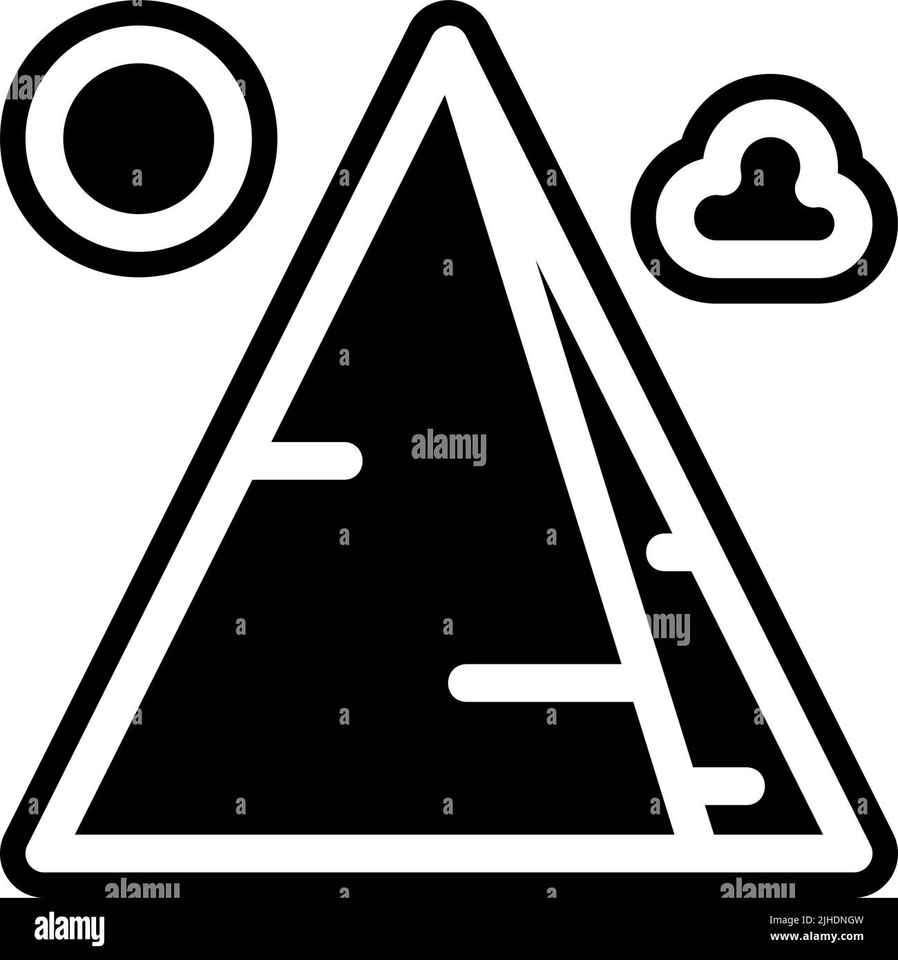 Pyramid night Black and White Stock Photos & Images - Alamy