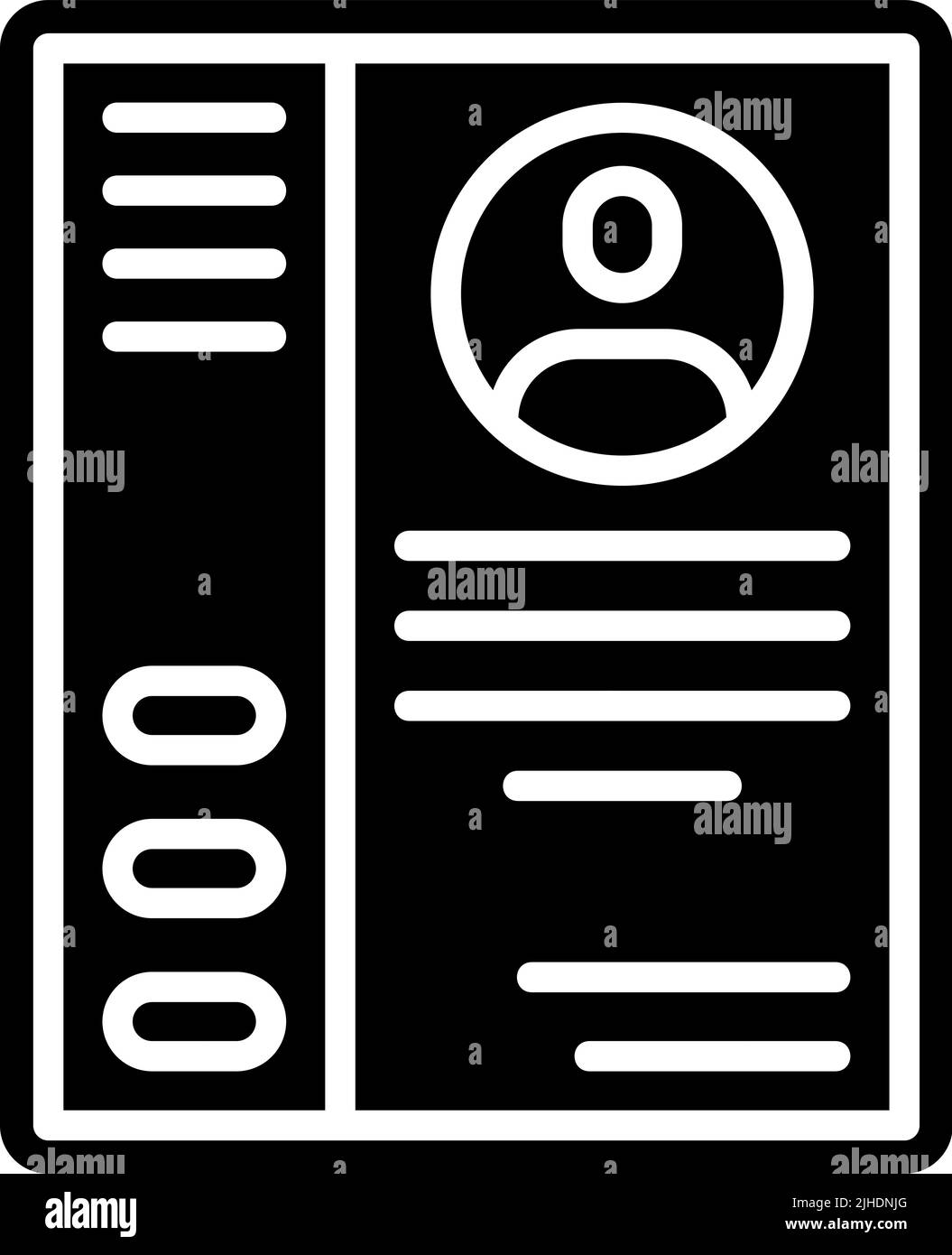 Recruitment cv Stock Vector Image & Art - Alamy