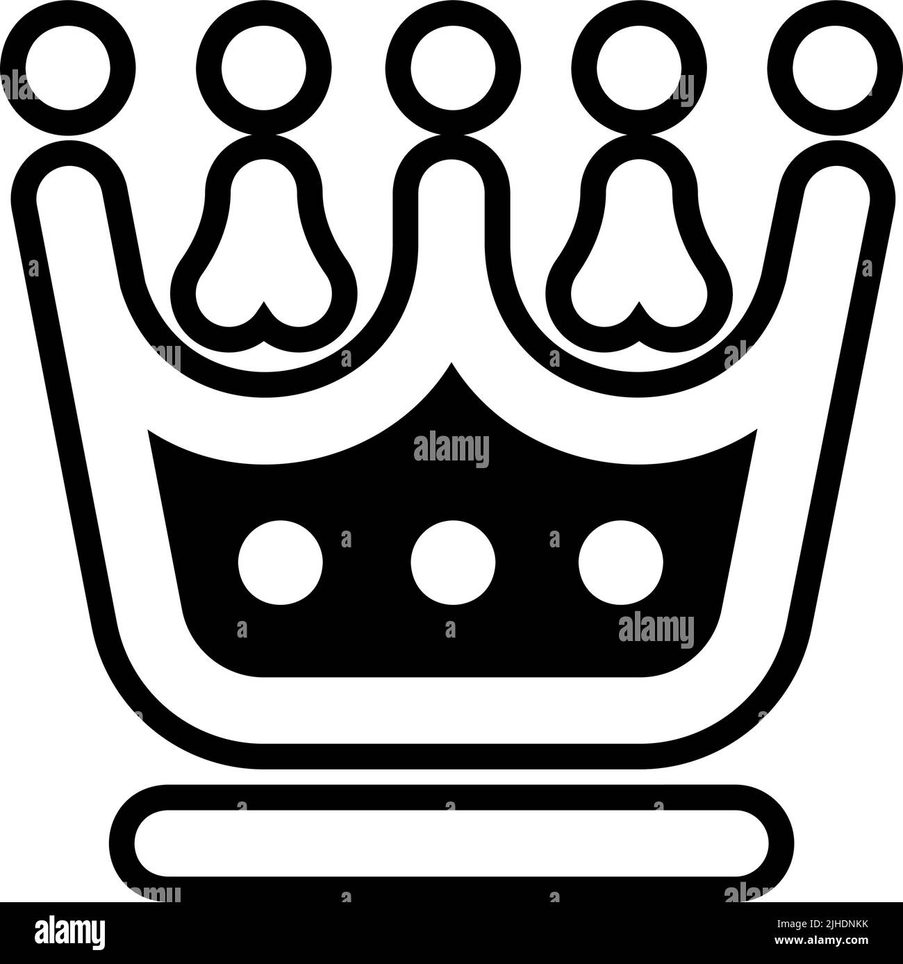 Reward and badges crown Stock Vector Image & Art - Alamy