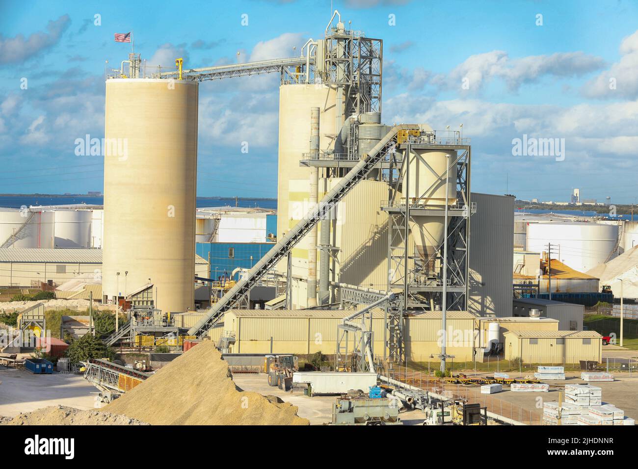 Sand destined to the manufacture of cement in a quarry Stock Photo - Alamy