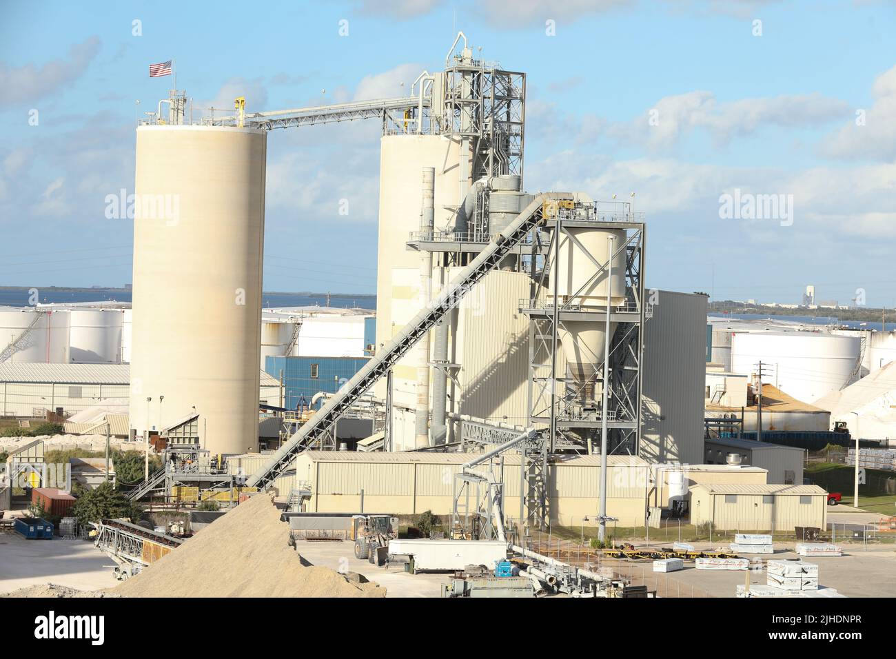 Sand destined to the manufacture of cement in a quarry Stock Photo - Alamy