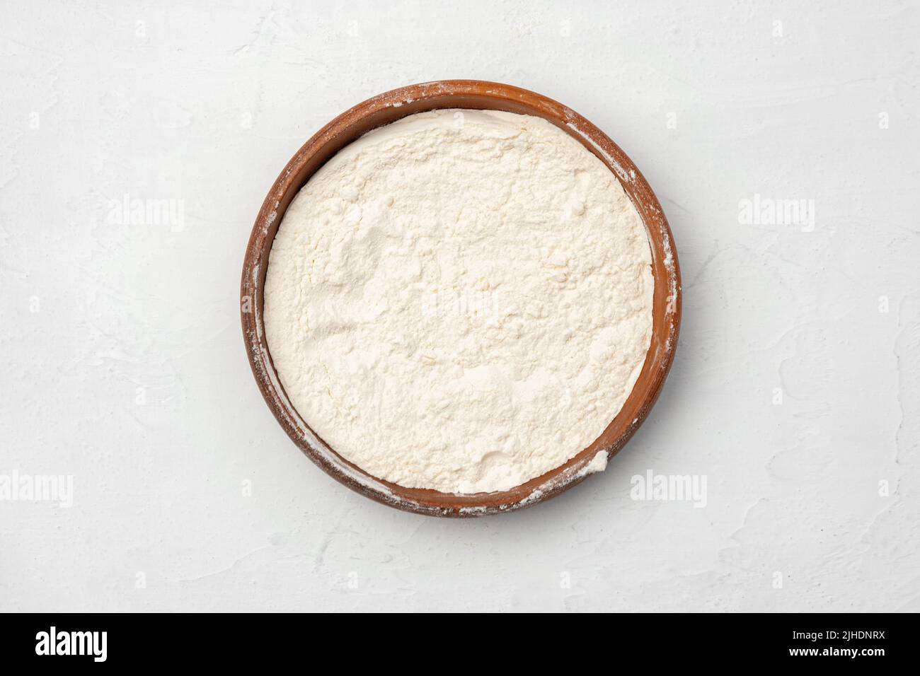 White bowl isolate top view hi-res stock photography and images - Alamy